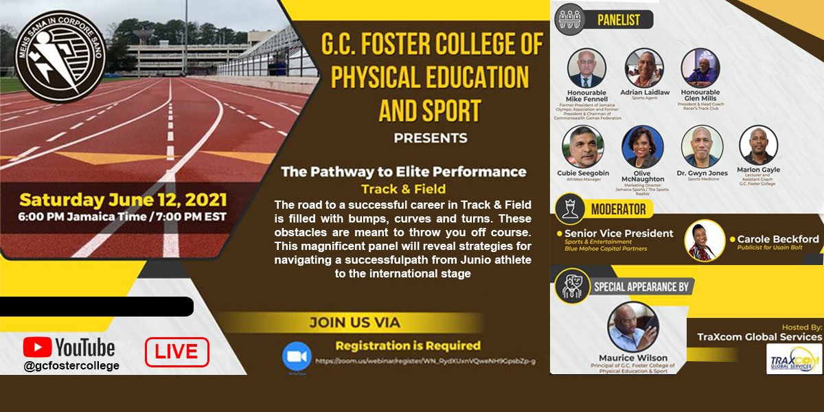 G.C. Foster College Webinar, Pathway to Elite Performance – G.C. Foster ...
