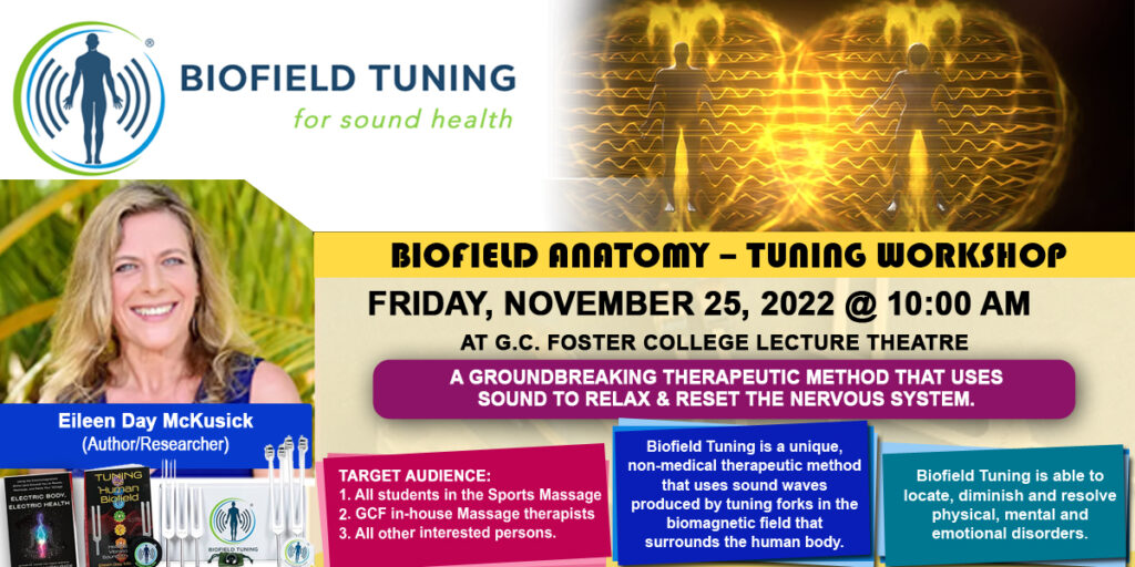 BIOFIELD ANATOMY – TUNING WORKSHOP – G.C. Foster College
